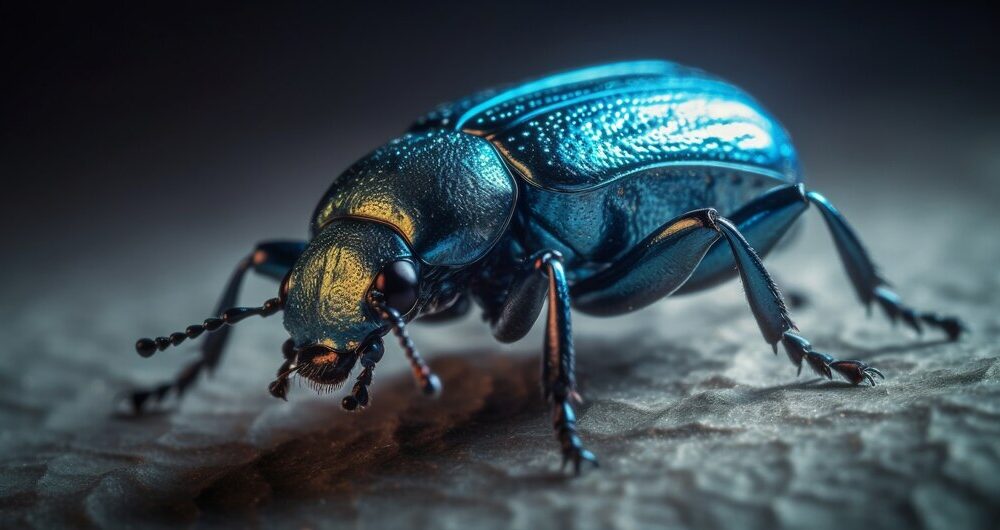 The Enigmatic Blue Death Feigning Beetle: Darkling Beetle Species